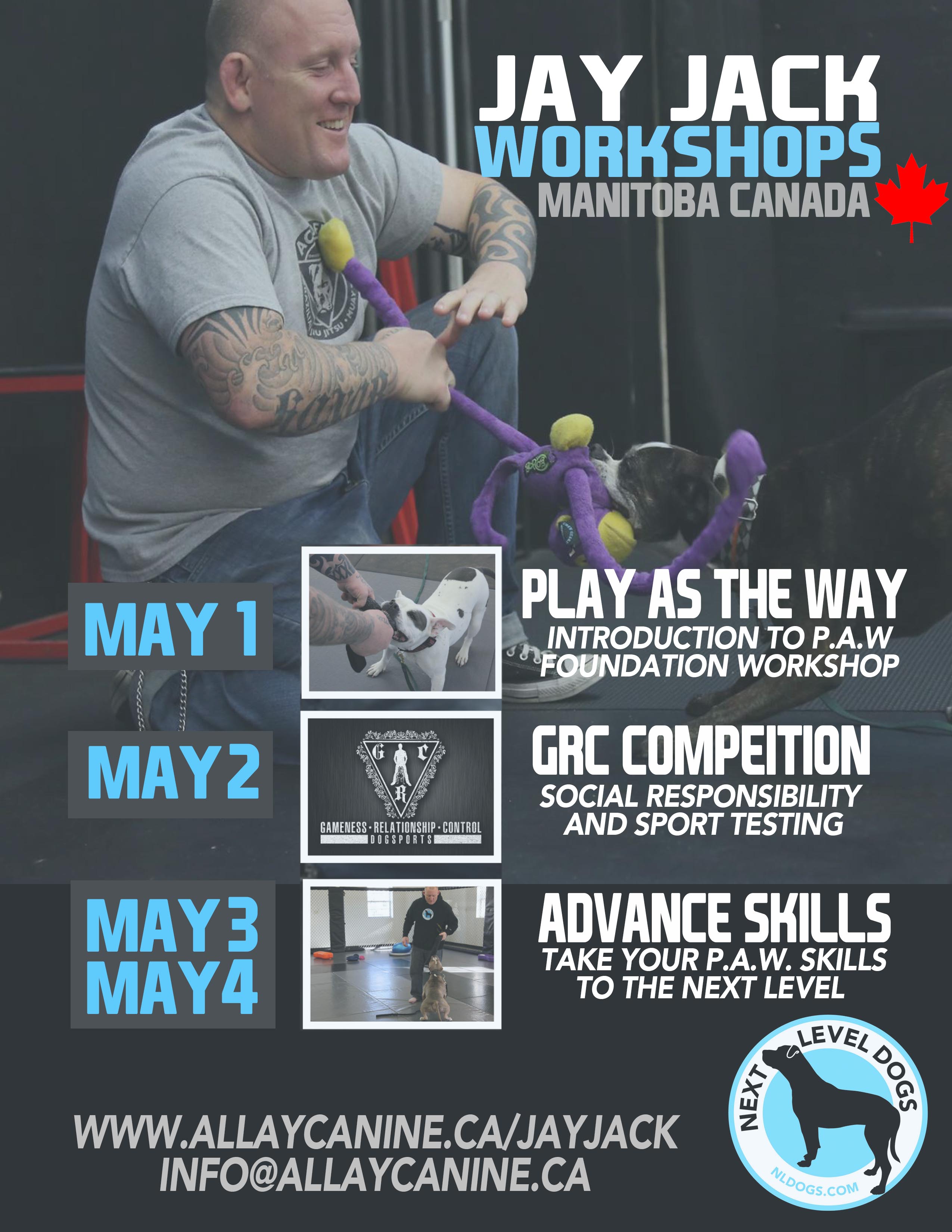 JAY JACK WORKSHOPS – ALLAY Canine Academy